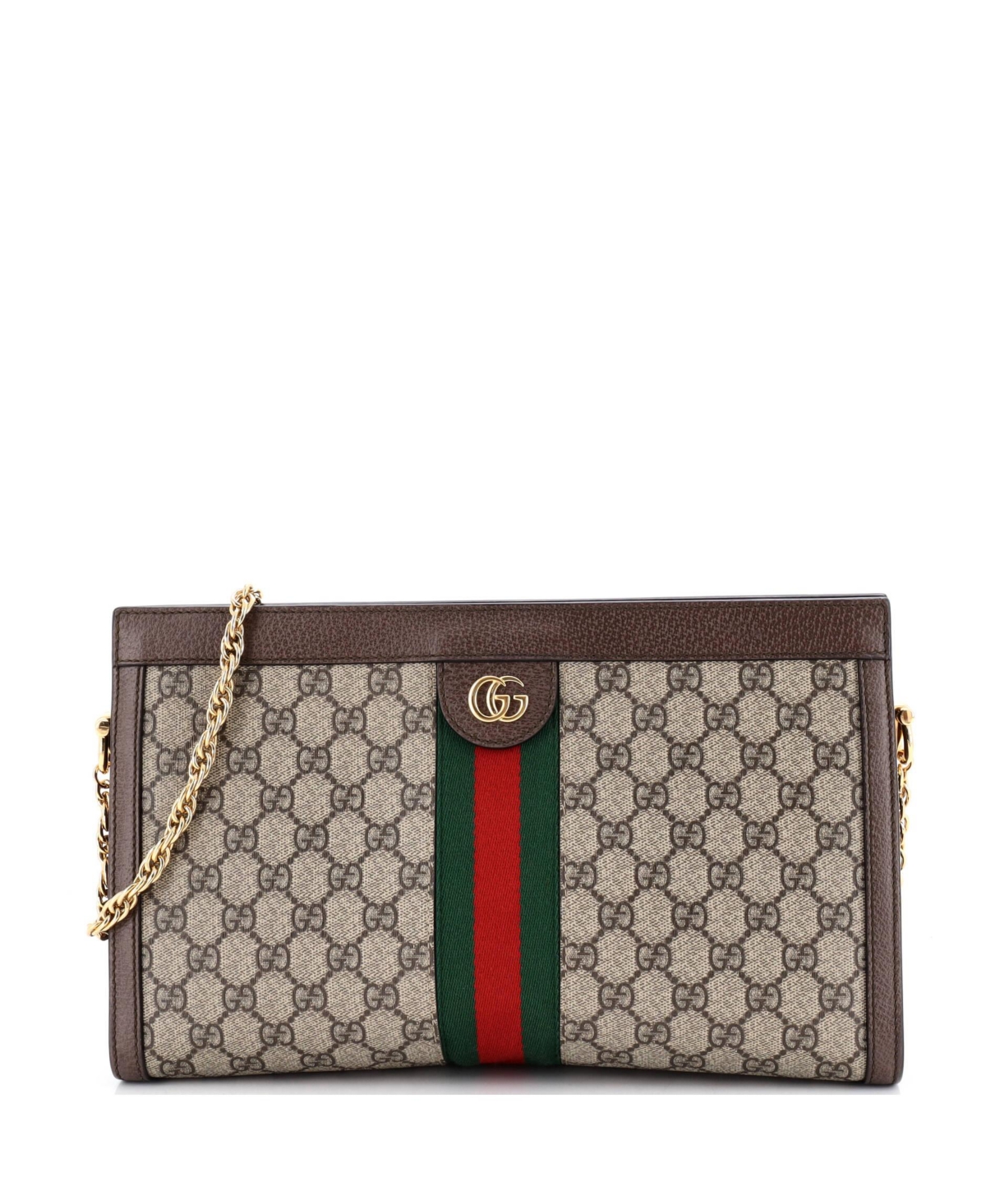Click here for Pre-Owned Gucci Medium Ophidia Chain Shoulder Bag... prices