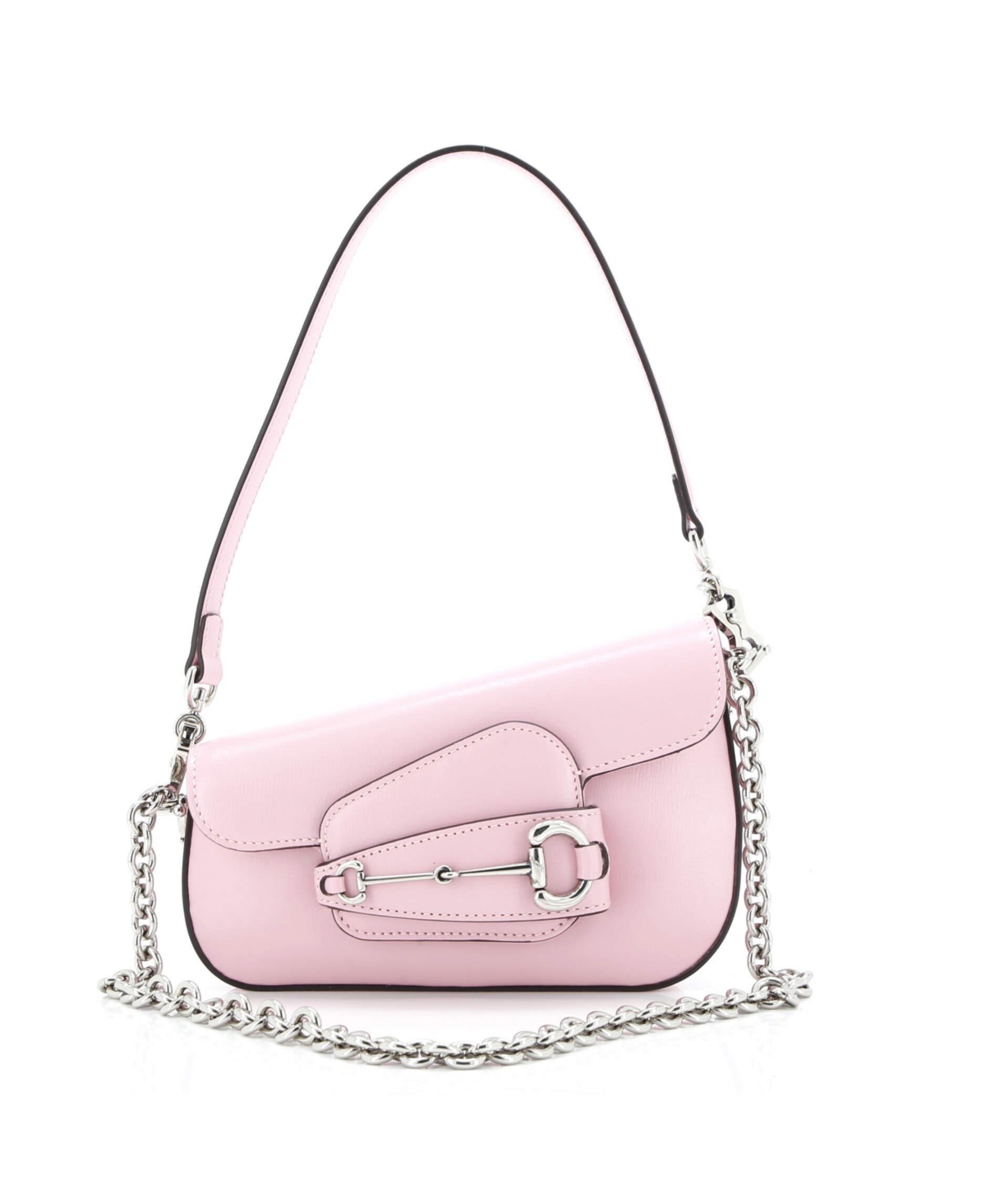 Click here for Pre-Owned Gucci Mini Horsebit 1955 Asymmetric Shou... prices