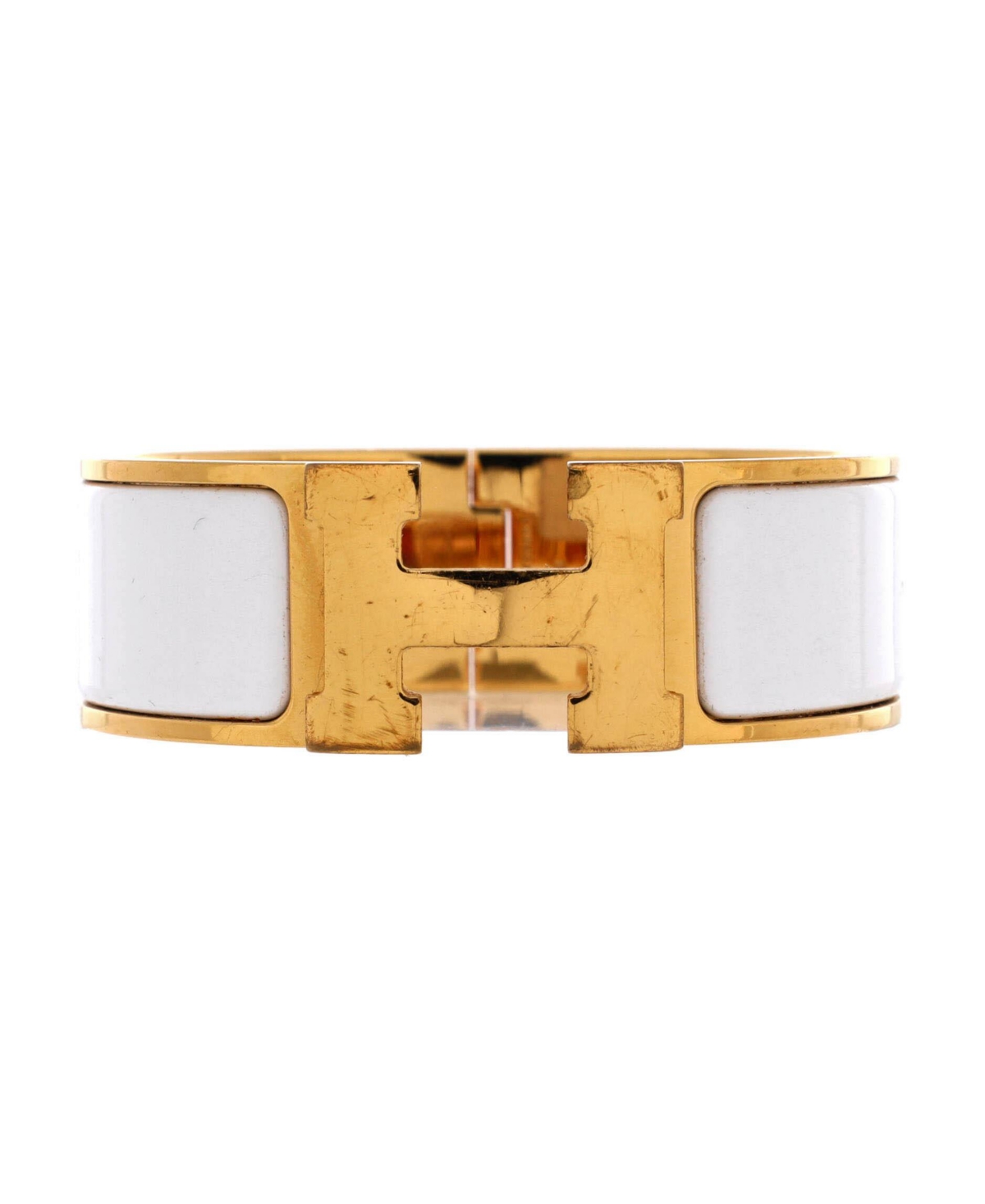 Click here for Pre-Owned HERMES Clic H Bracelet - Enamel prices