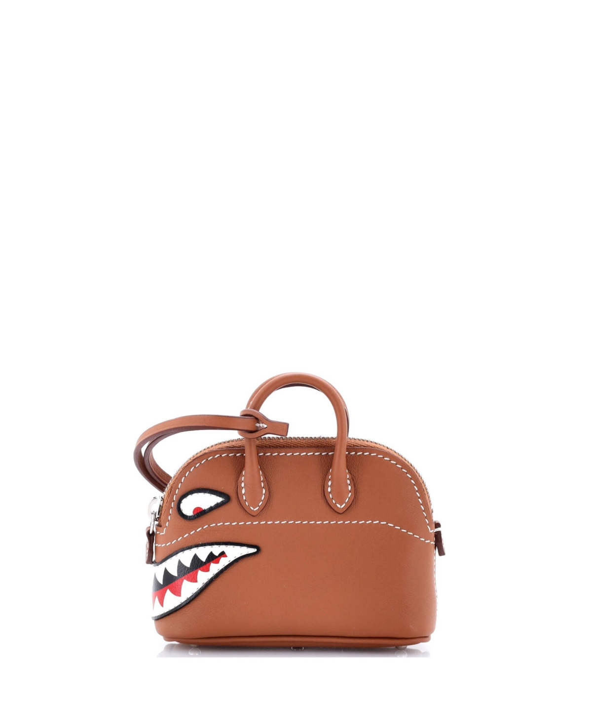 Click here for Pre-Owned Hermes Bolide Shark Bag Charm Leather -... prices