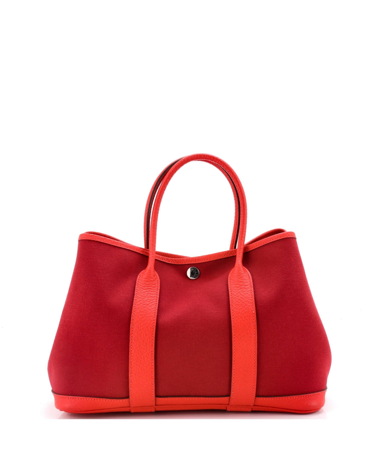 Click here for Pre-Owned HERMES 30 Garden Party Tote Toile and Le... prices