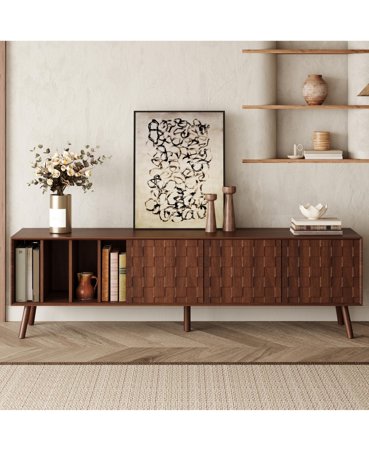 Click here for Rainsken 70" Tv Stand for TVs   Media Console... prices