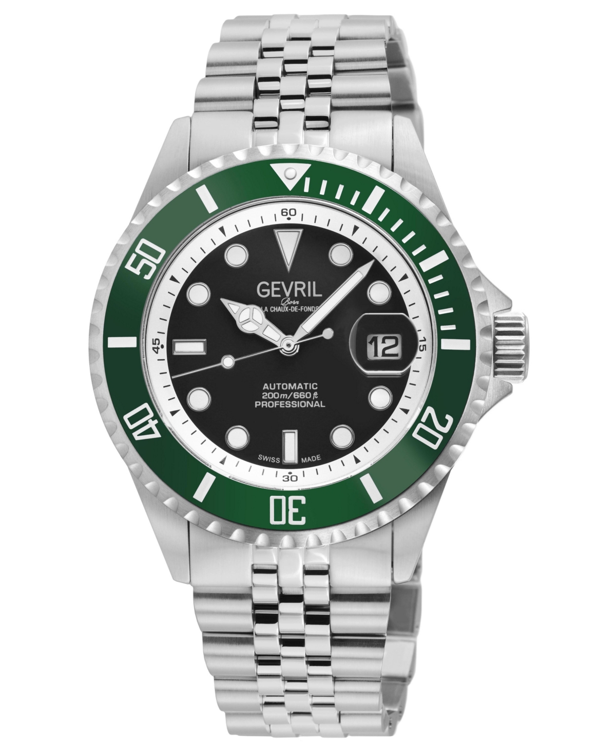 Click here for Gevril Mens Wall Street Swiss Automatic Bracelet W... prices