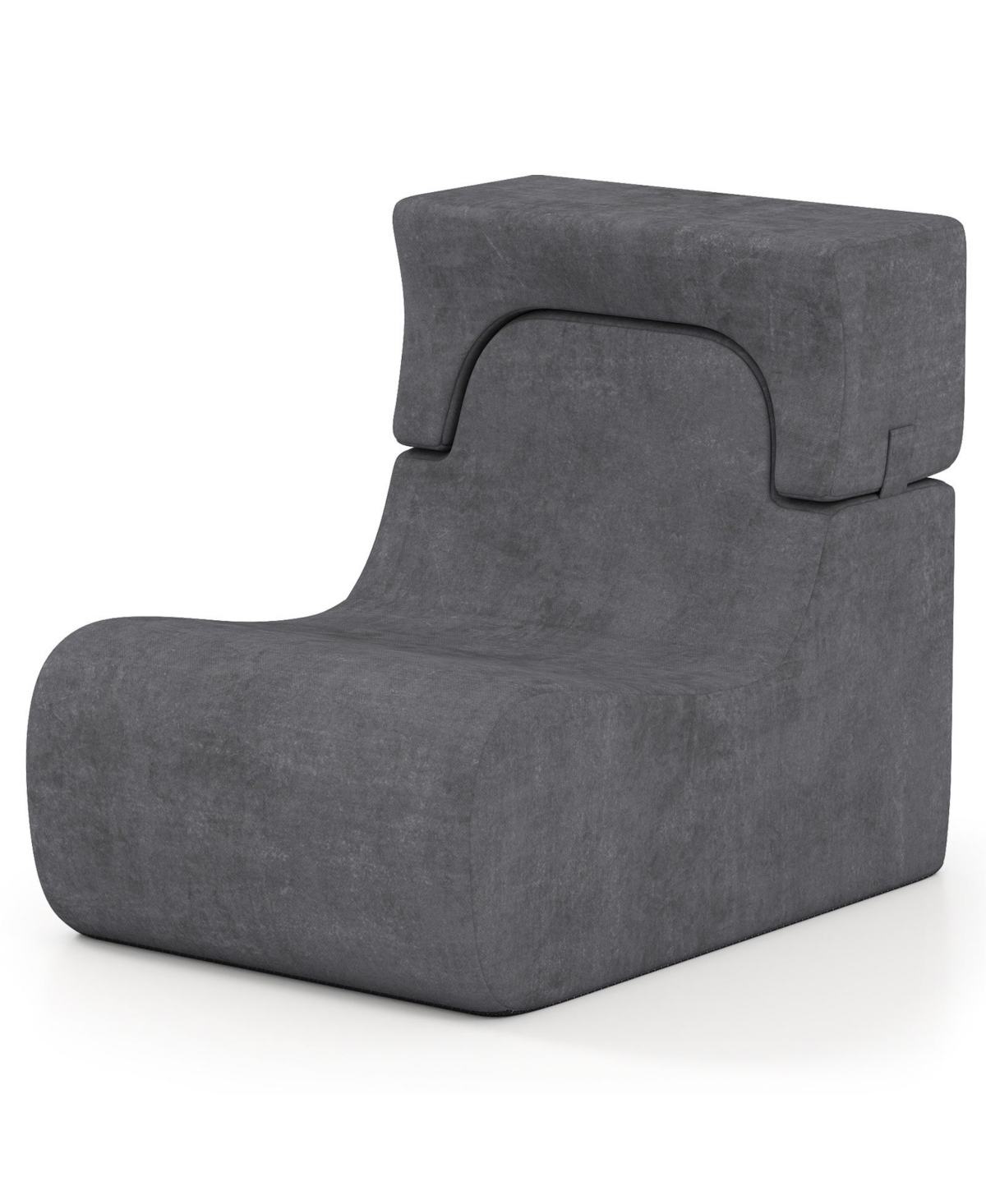 Click here for Sugift Floor Chair Lazy Sofa with Detachable Headr... prices
