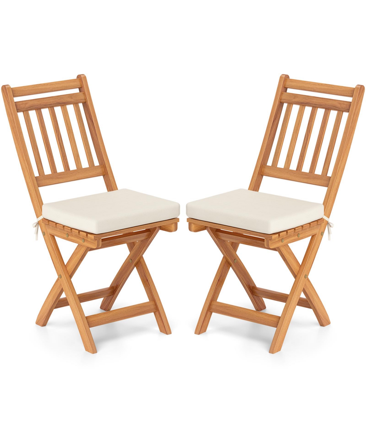 Click here for Sugift Patio Folding Chairs Set of Two with Soft S... prices