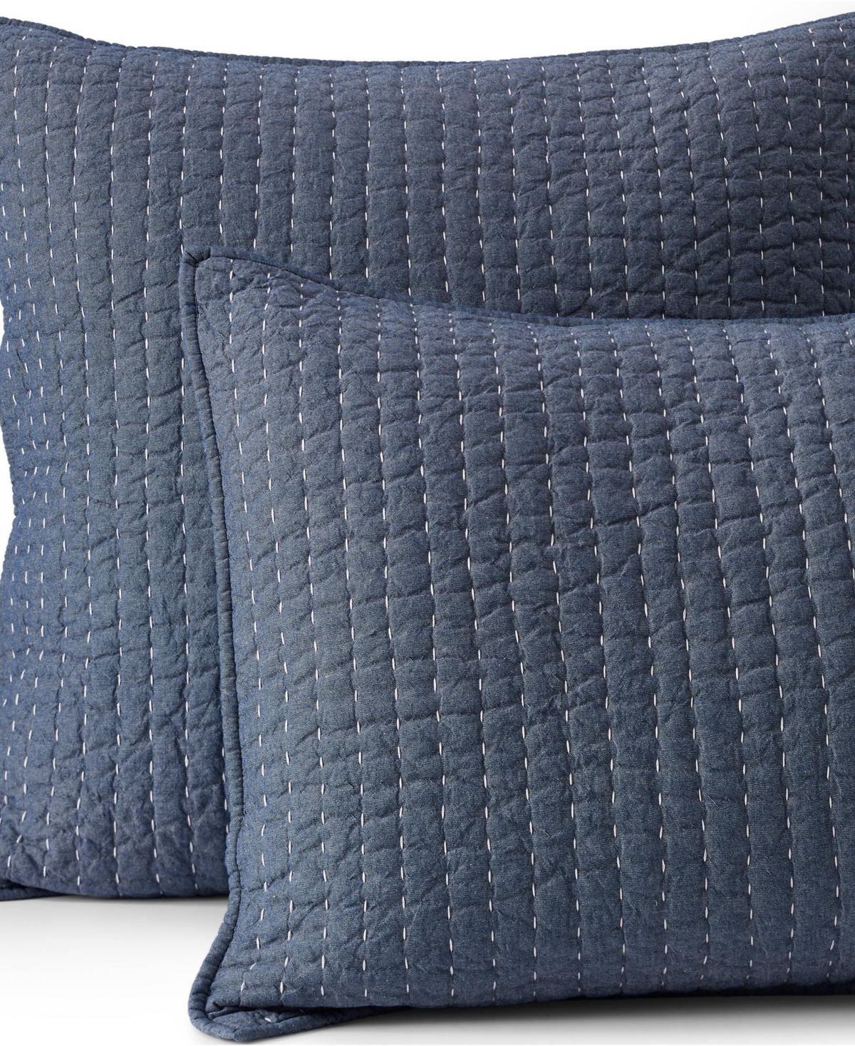 Click here for Lands End Seed Stitch Quilted Pillow Sham - Dark c... prices