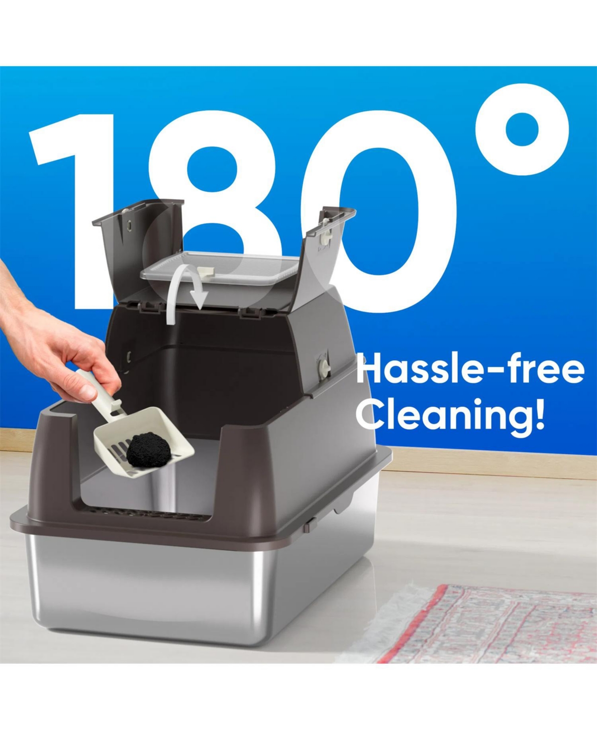 Click here for Zeus and Ruta Stainless Steel Cat Litter Box with... prices