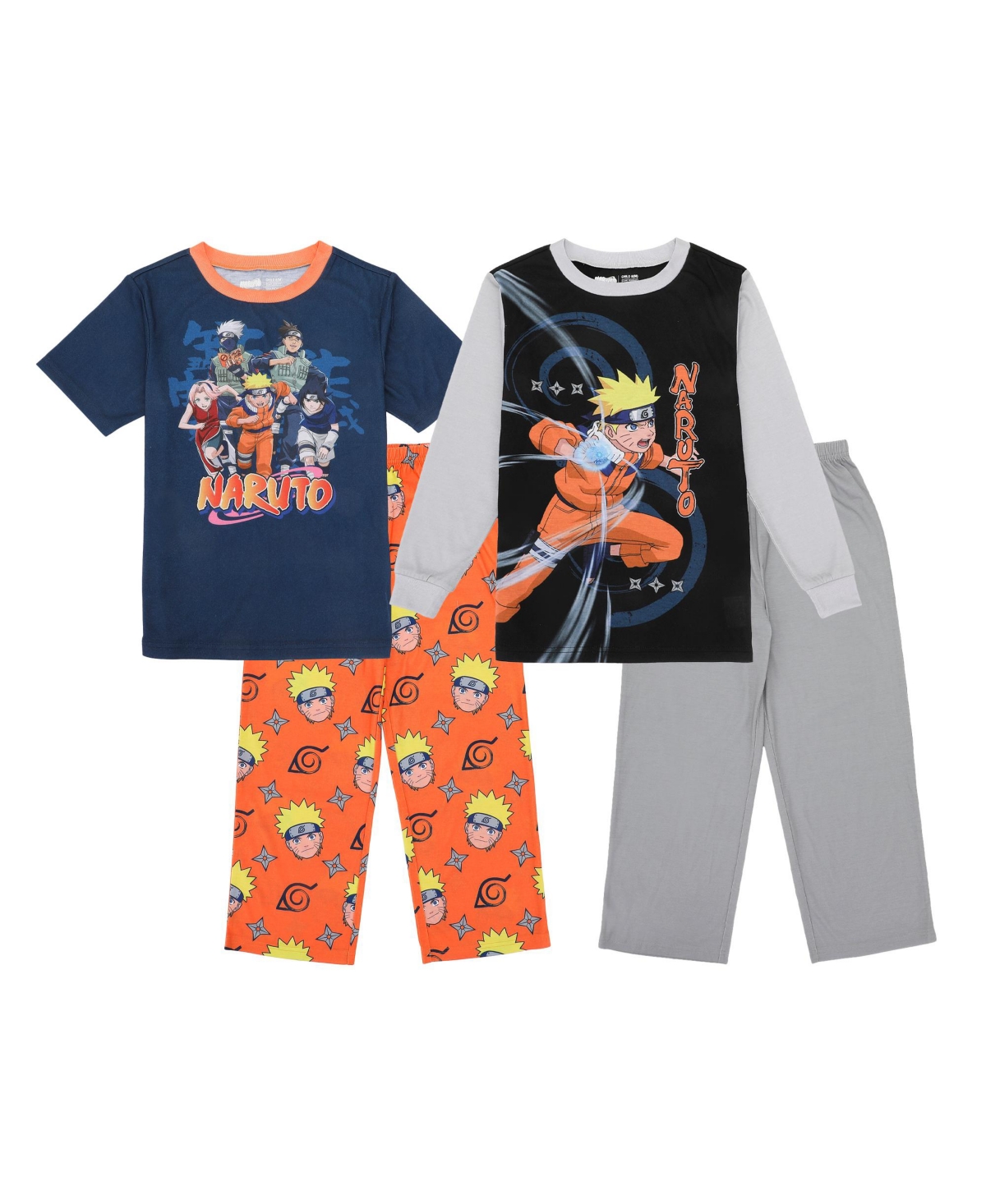 Click here for Naruto Big Boys Group Shot 4-Pack Pajama Set-14 -... prices