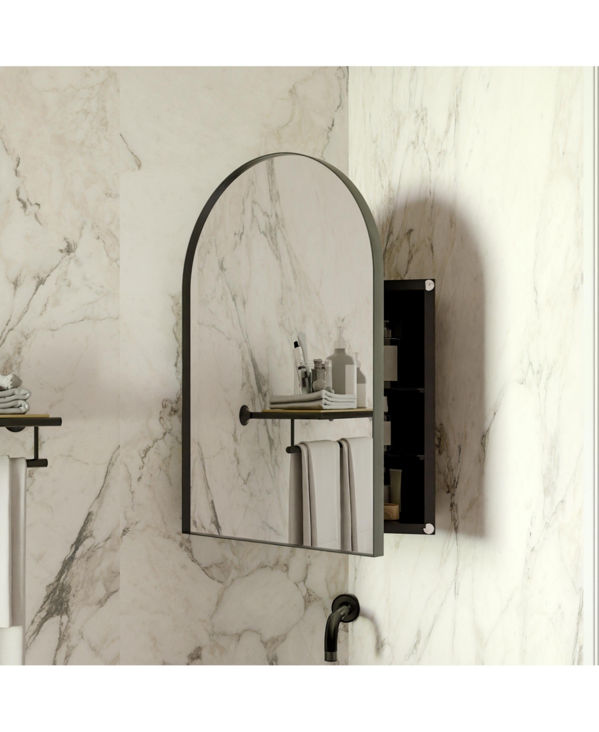 Click here for Busdays 18x24 Inch Metal Corner Medicine Cabinet w... prices