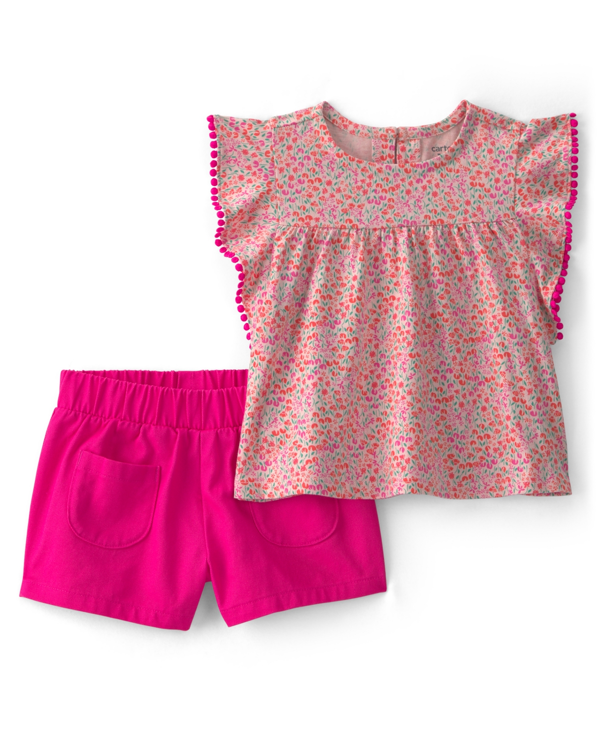 Click here for Carters Baby Girls Floral Top and Shorts  2-Piece... prices