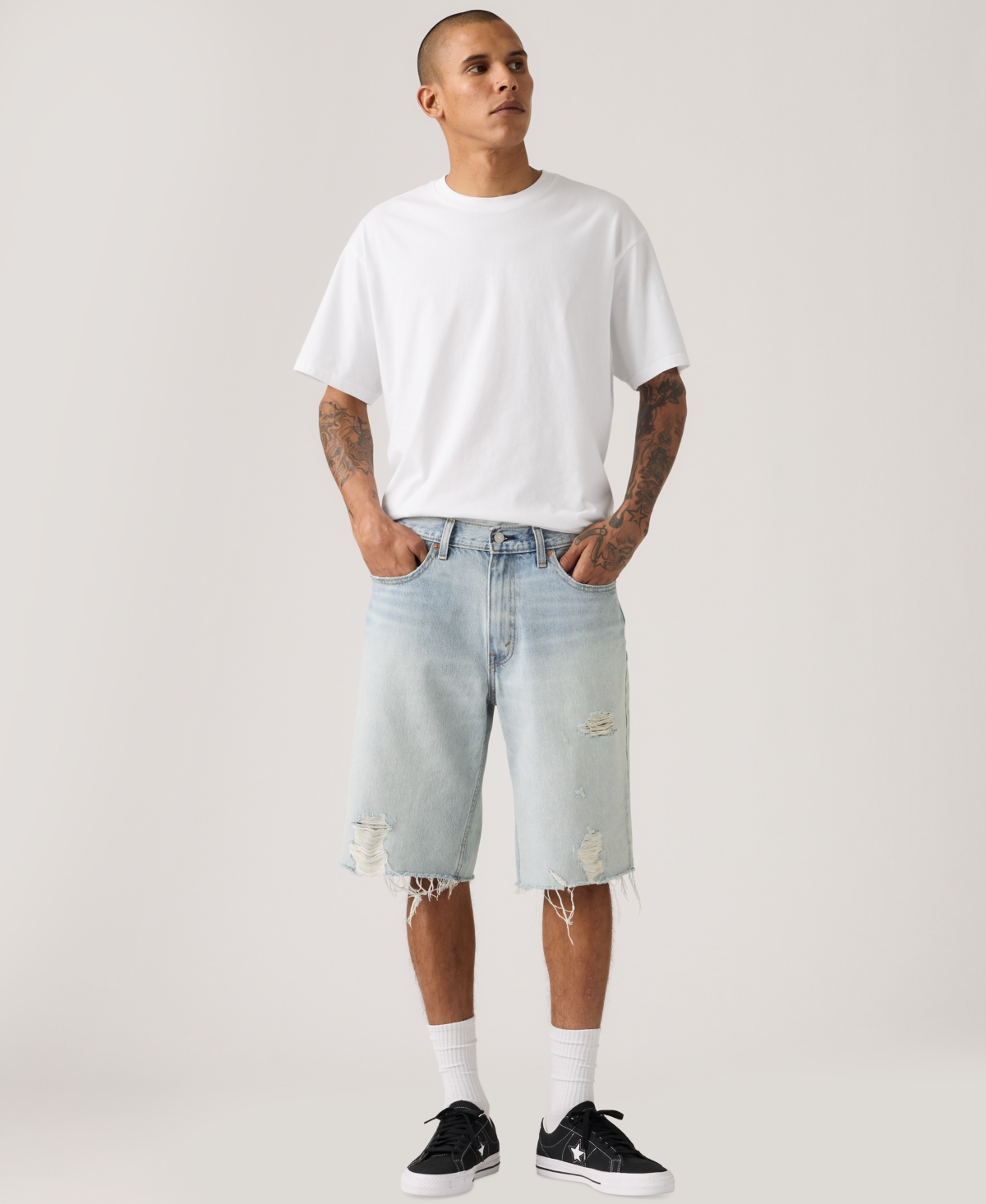 Click here for Levis Mens 469 Loose 12 Jean Shorts - Call Me DX prices