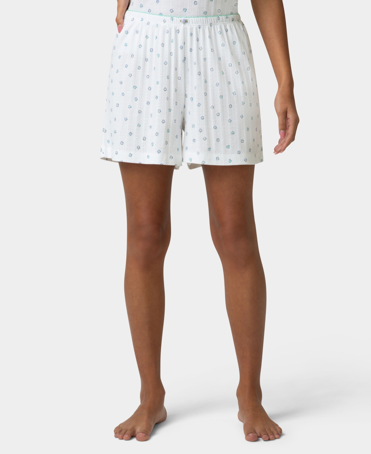 Click here for Hue Womens Relaxed-Fit Pajamas Boxers - Bright Whi... prices