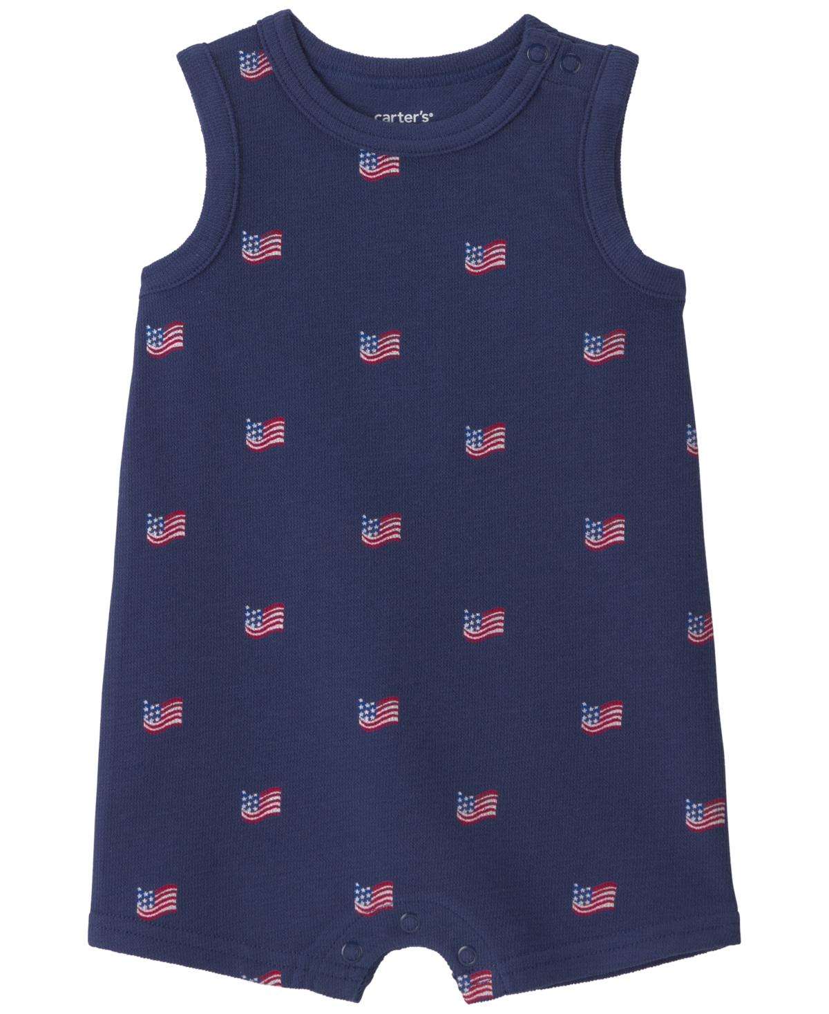 Click here for Caters Baby Boys American Flag Sleeveless Romper -... prices