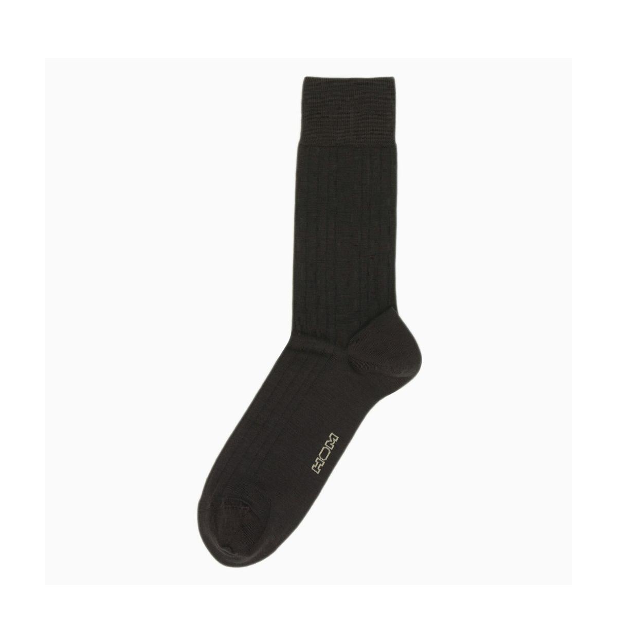 Click here for Hom Mens Laine Coton One Size Socks - Black prices