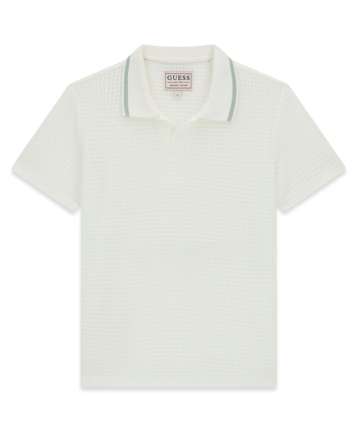 Click here for Guess Boys 8-16 Short Sleeve Polo Shirt - Salt prices