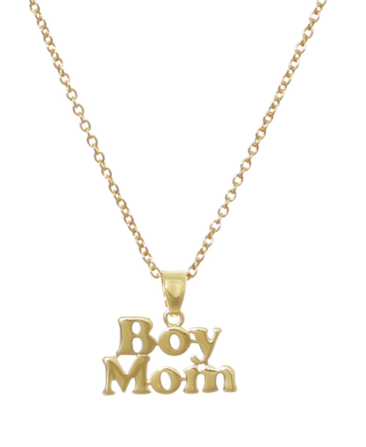 Click here for Adornia Gold Boymom 14k Gold Plated Pendant Neckla... prices