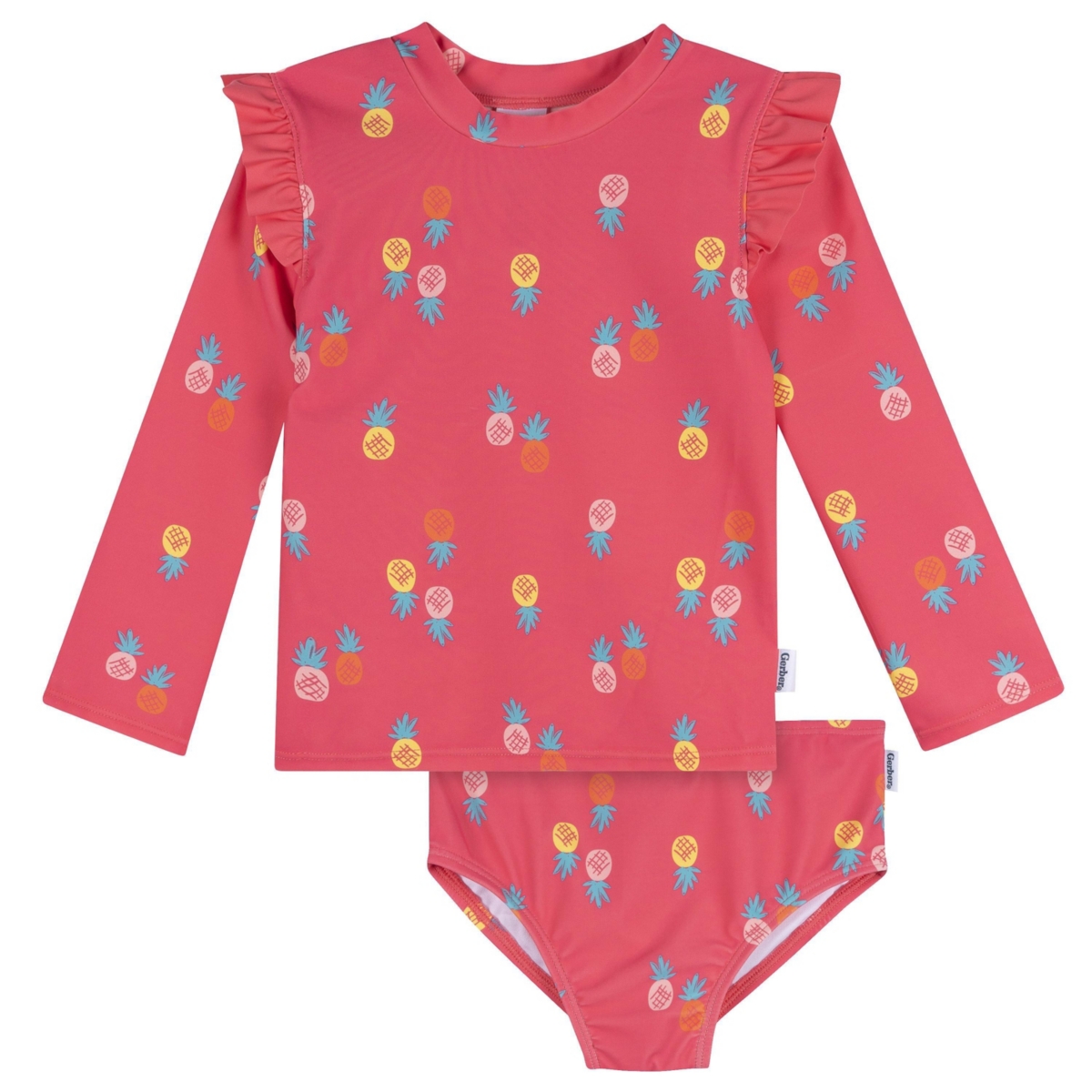 Click here for Gerber Baby Girls 2-Piece Rashguard and Bottoms -... prices