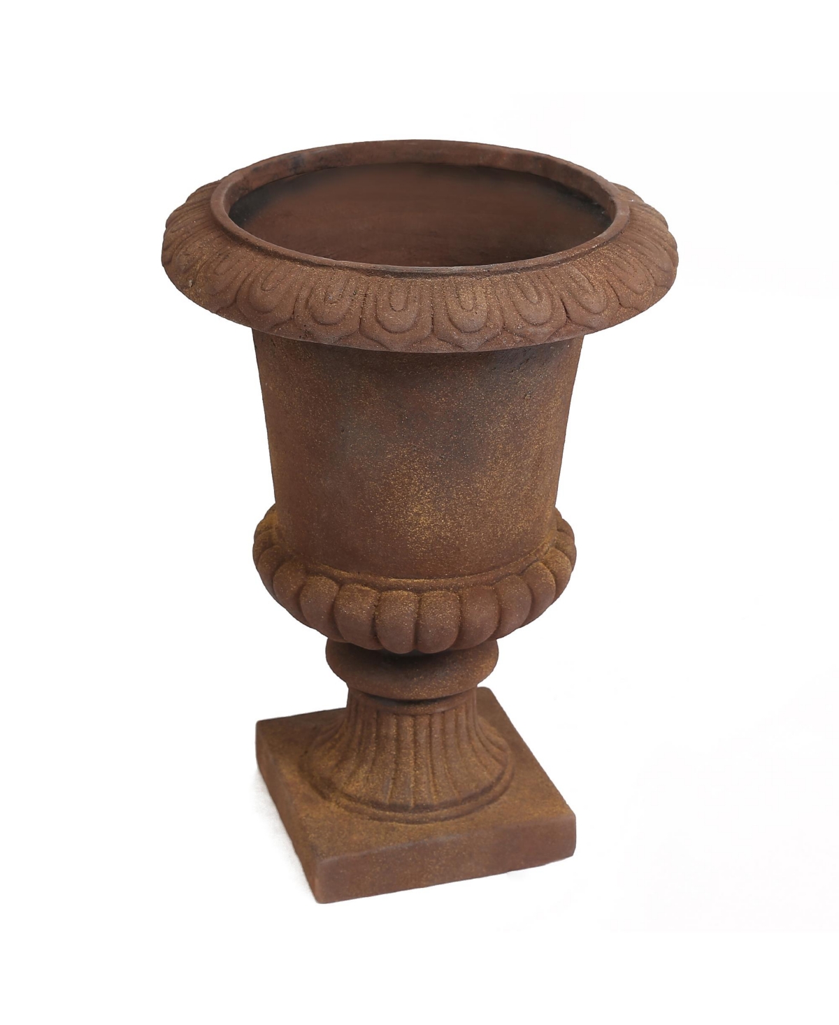 Click here for LuxenHome Rustic Brown MgO Indoor/Outdoor Urn Plan... prices