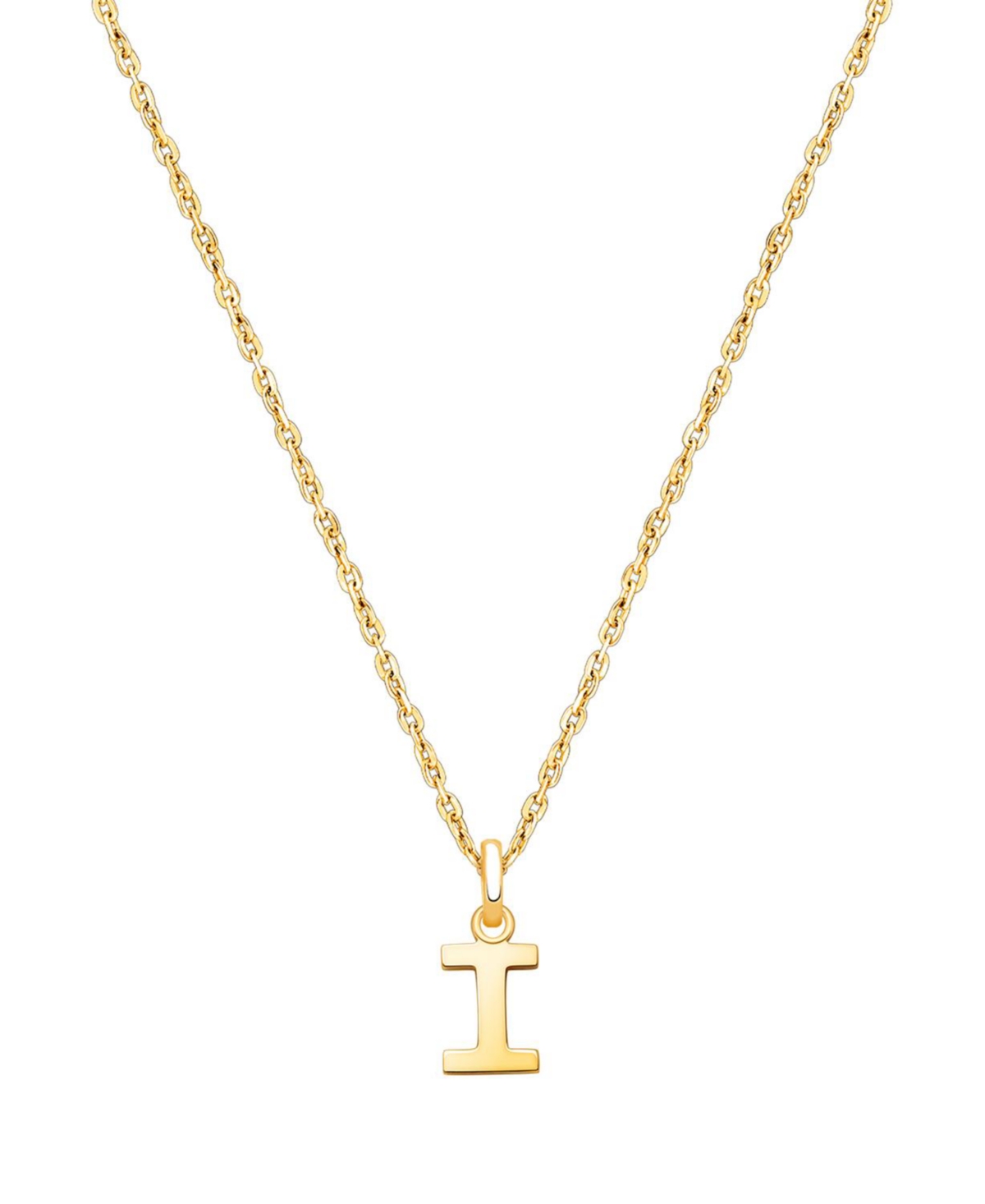 Click here for Tiny Blessings 14K Gold Modern Initial Necklace -... prices
