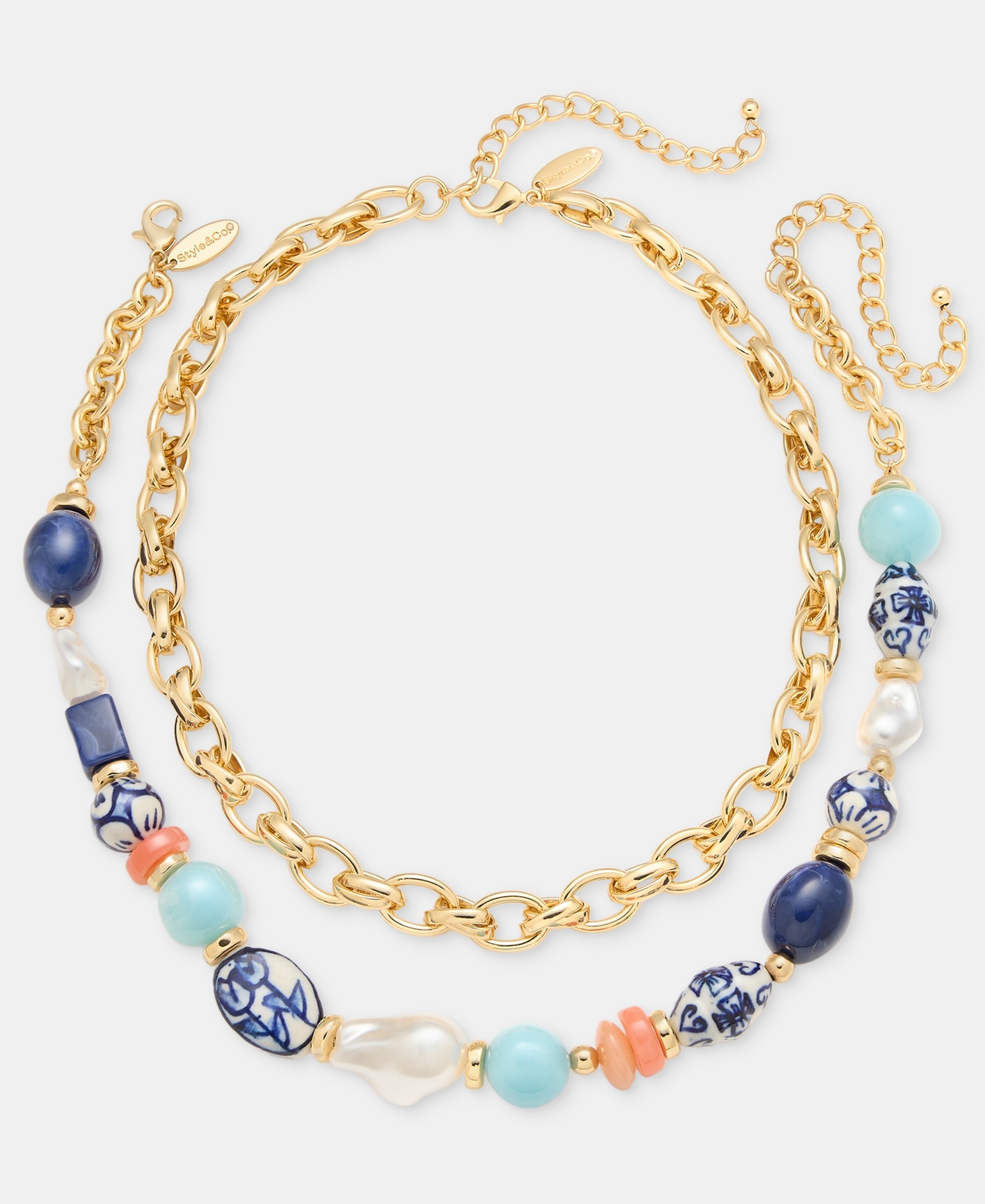 Click here for Style & Co 2-Pc. Set Beaded & Chain Necklaces  Mac... prices