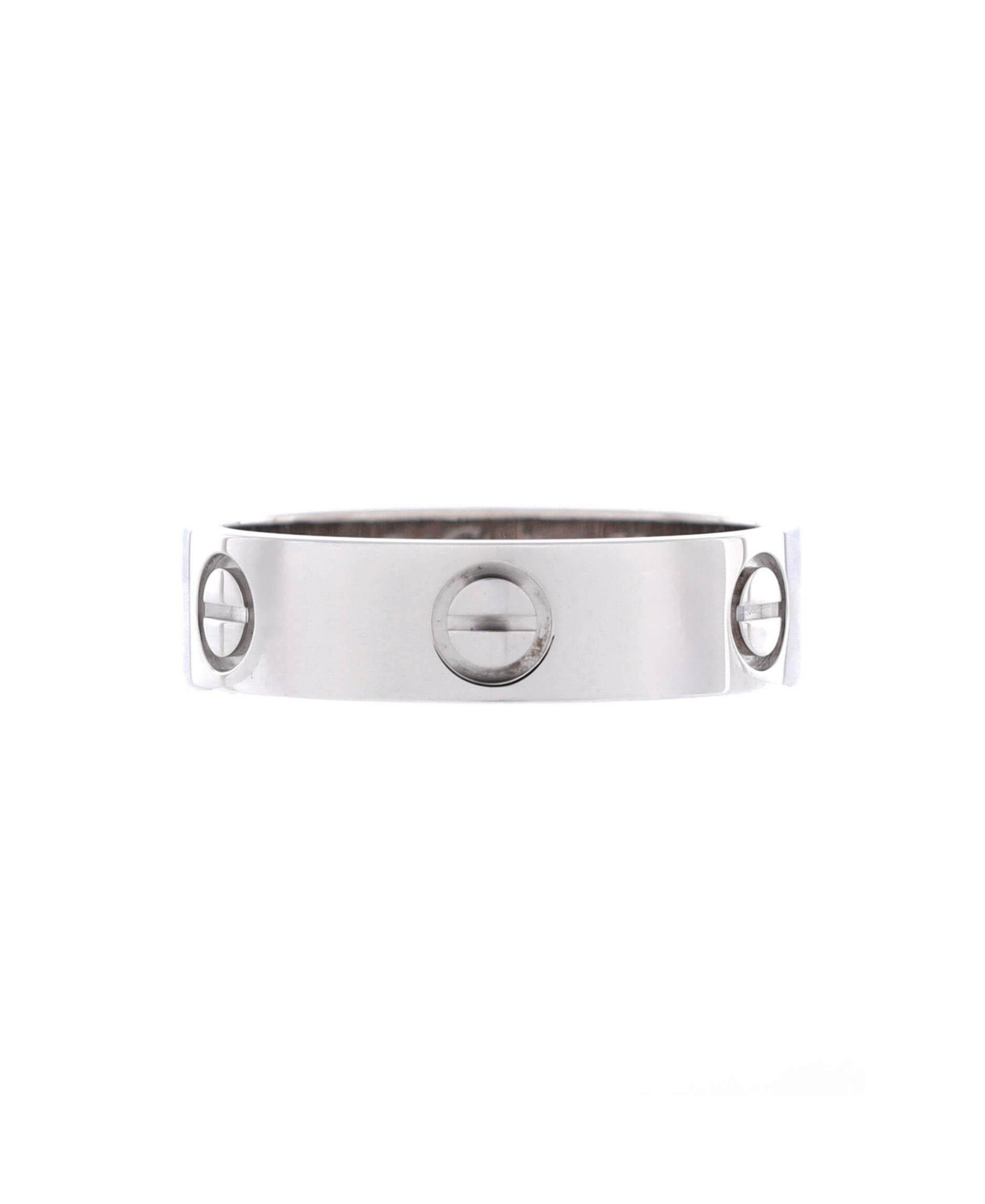 Click here for Pre-Owned Cartier Love Band Ring - 18k white gold prices
