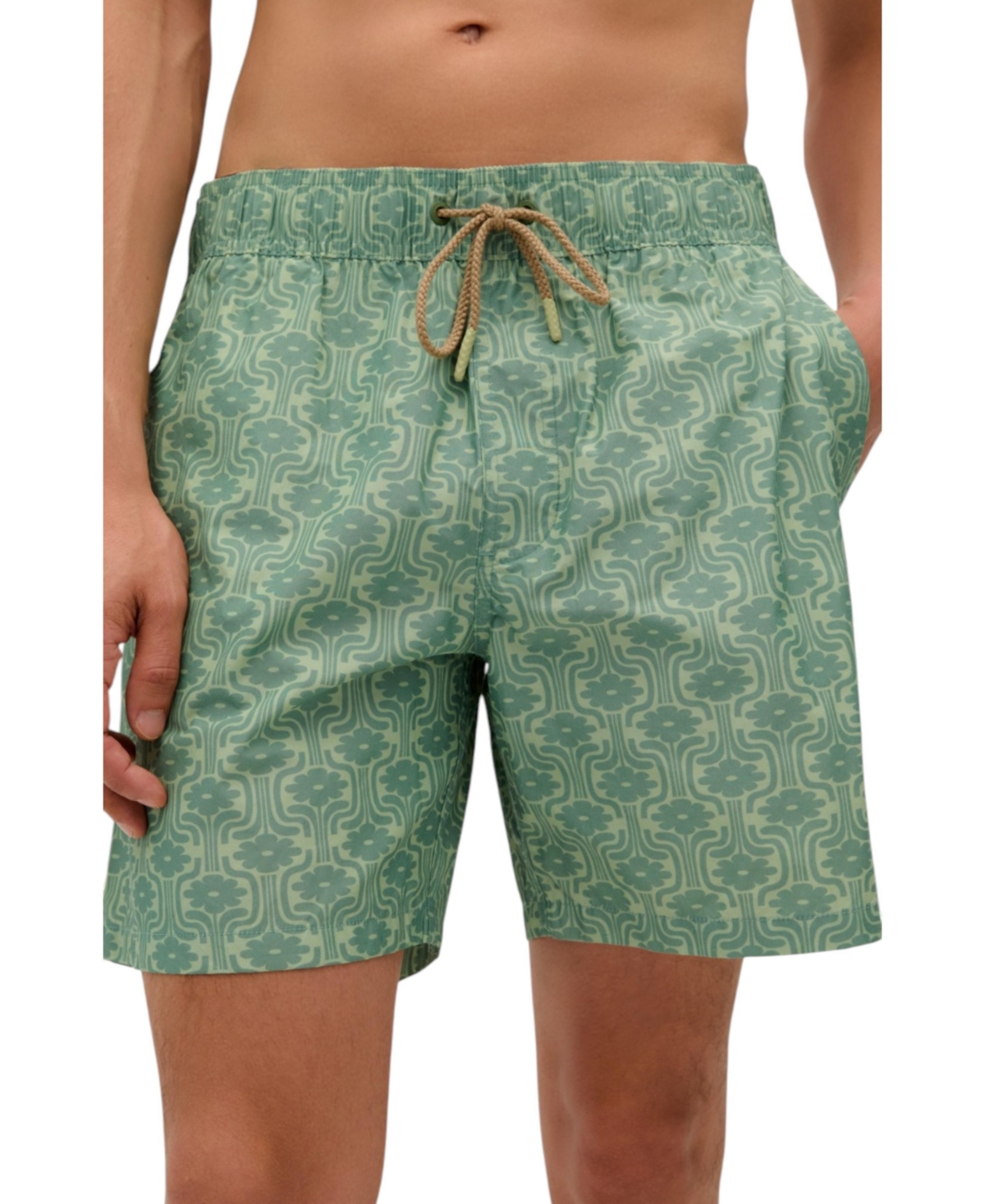 Click here for Scalpers Mens Pines Swimsuit - Green prices
