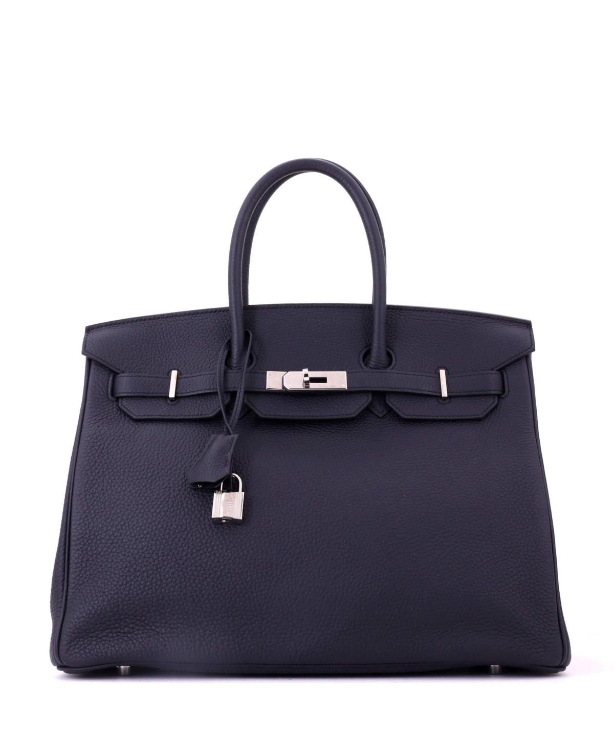 Click here for Pre-Owned HERMES Birkin 35 Handbag Blue Togo with... prices