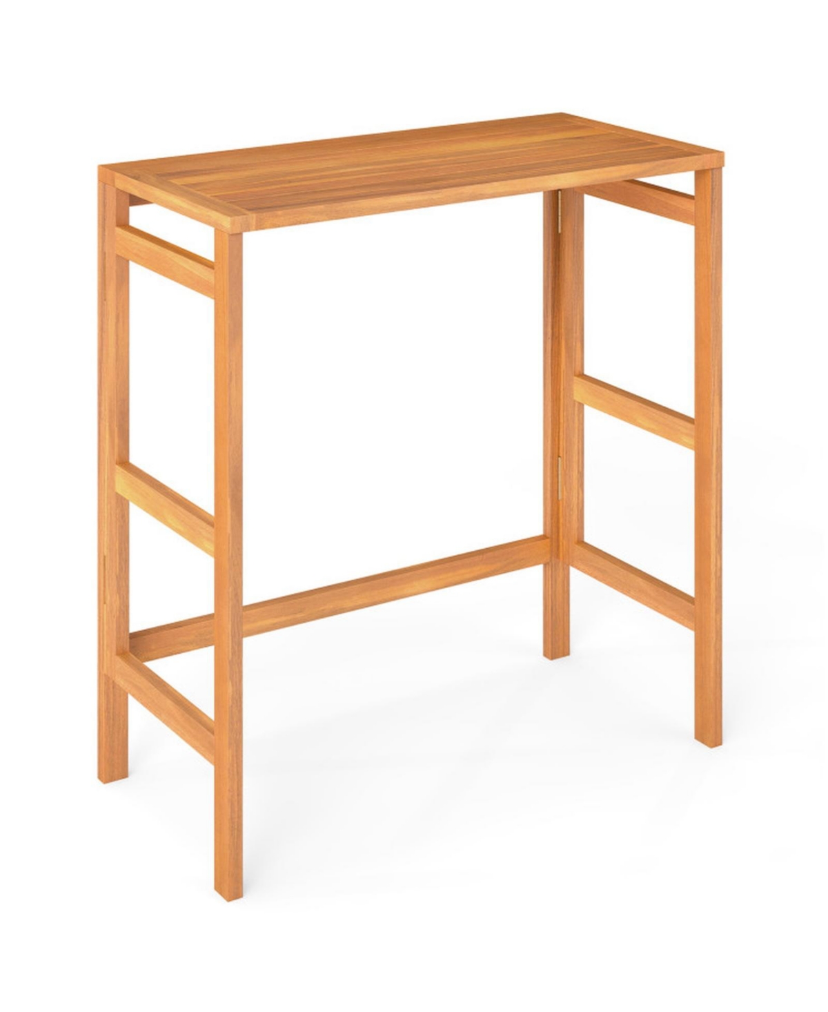 Click here for Gouun Foldable Acacia Wood Outdoor Bar Table with... prices