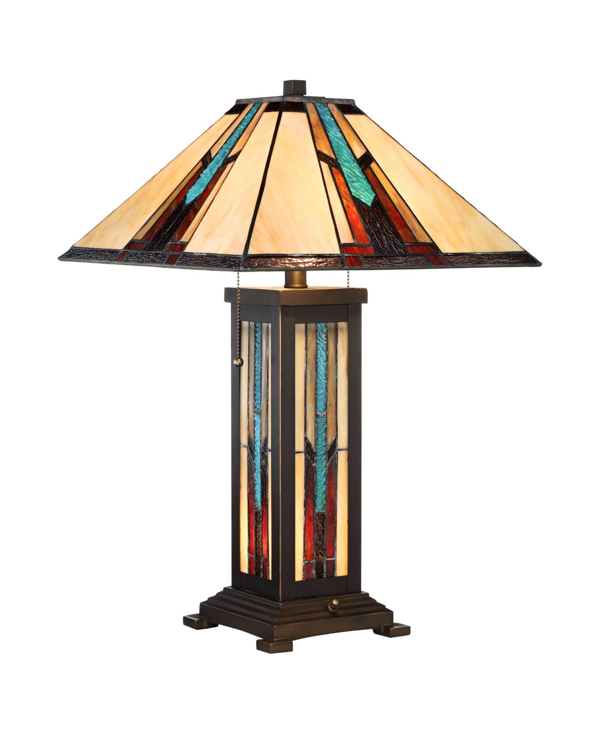 Click here for Robert Louis Tiffany Mission Style Table Lamp with... prices