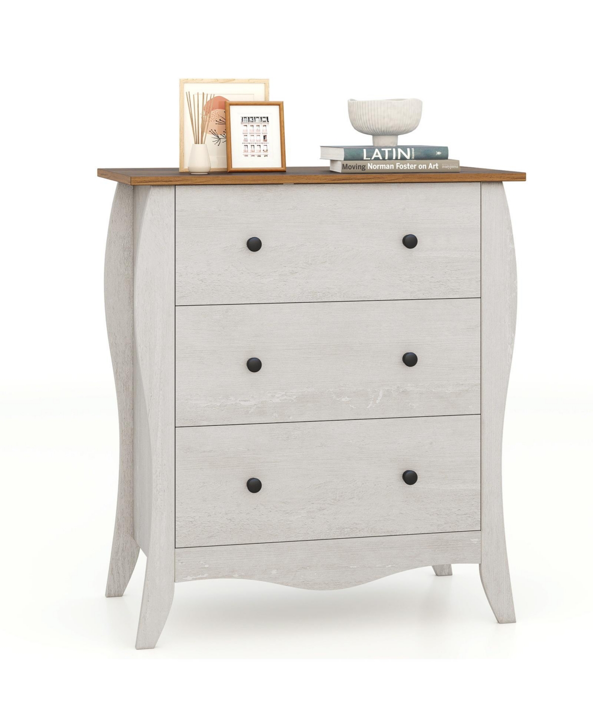 Click here for Slickblue 3 Drawer Fabric Dresser for Bedroom with... prices