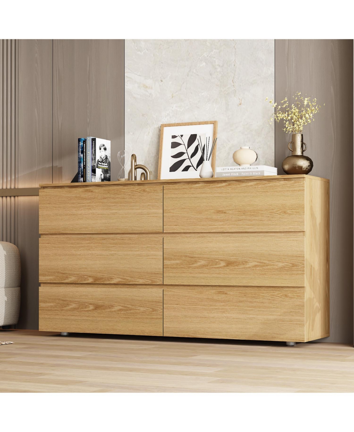 Click here for Famapy 6-Drawers Wood Chest of Drawer Cabinet Orga... prices