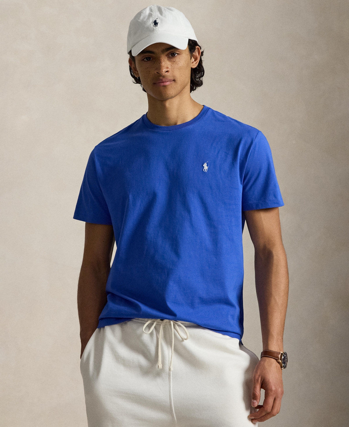Click here for Polo Ralph Lauren Mens Classic-Fit Jersey Crewneck... prices