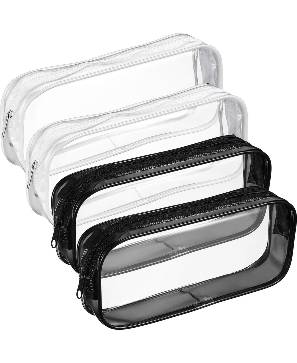 Click here for Gnuadz 4 pieces Clear Pvc Zipper Pouch Travel Make... prices