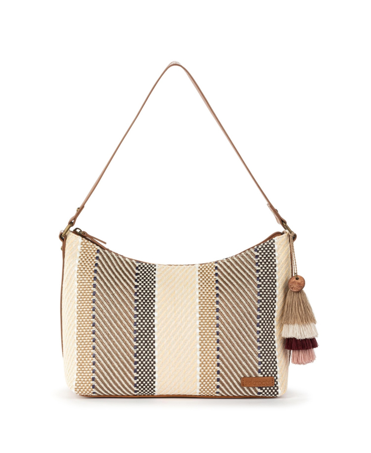 Click here for Sakroots Womens Banyan Hobo - Tobacco batik woven prices