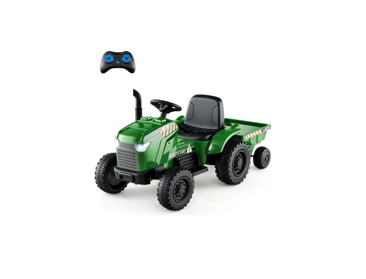 Click here for Hongge 12V 2-in-1 Kids Ride On Tractor with Traile... prices
