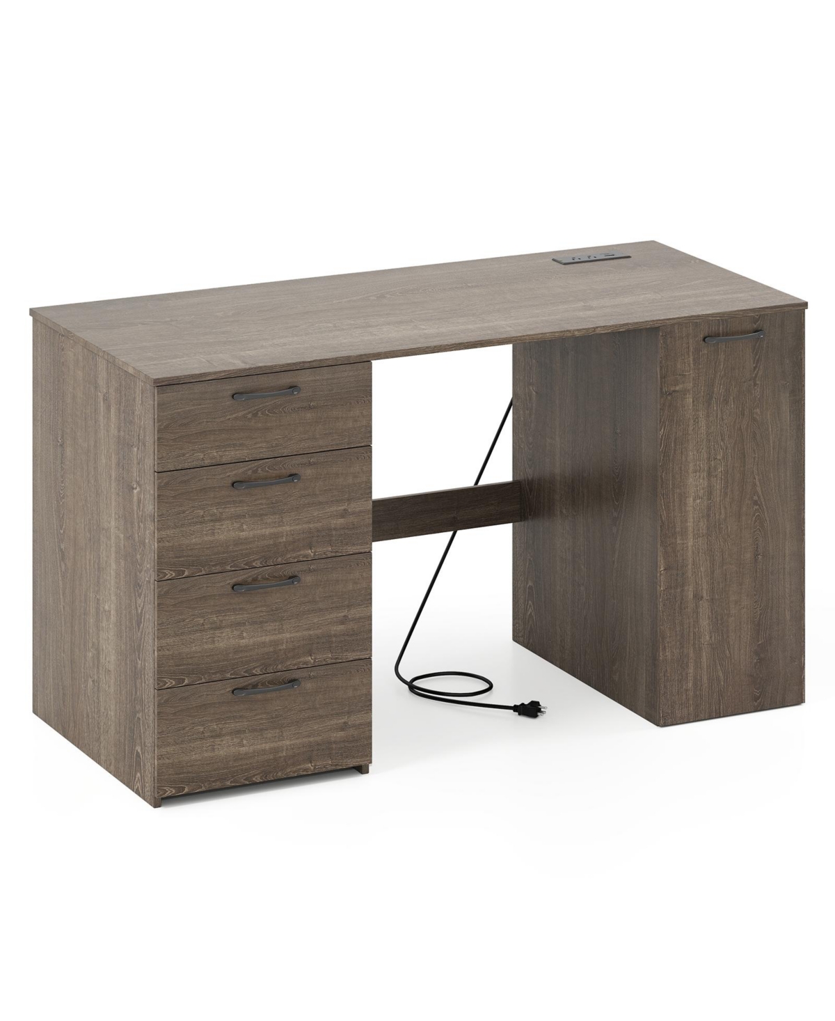 Click here for Slickblue Office Desk with Built In Power Outlets... prices
