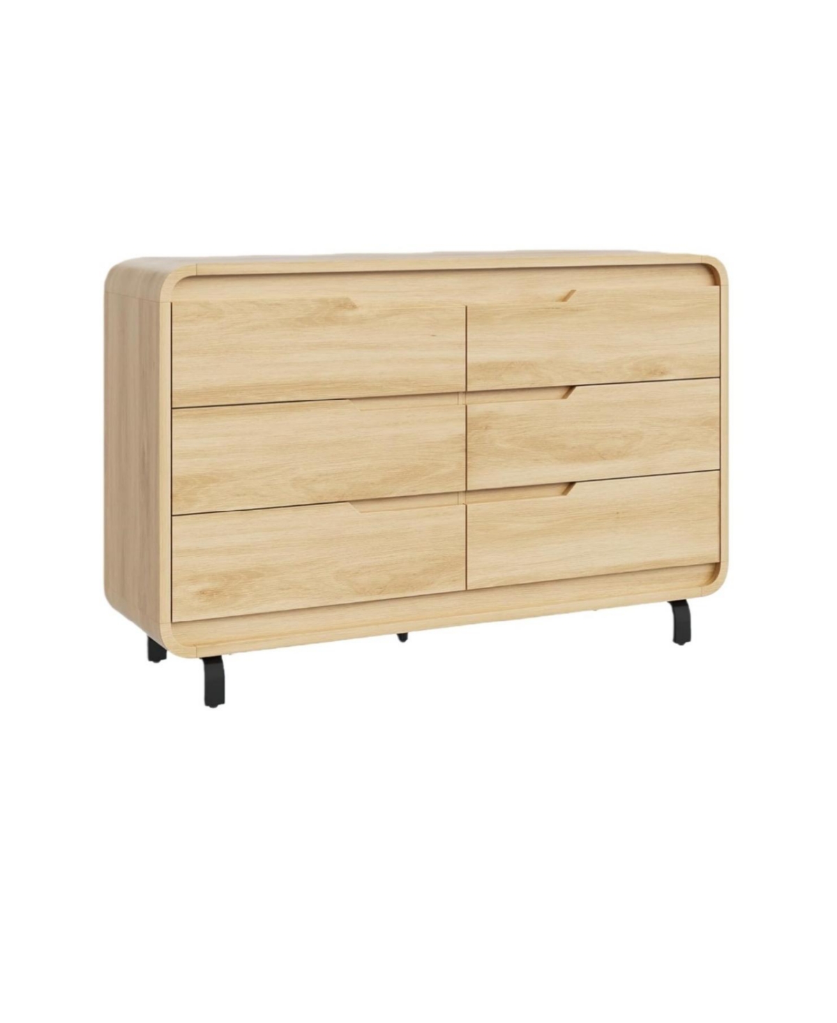 Click here for Gaomon Modern Wood Dresser with 6 Storage Drawers... prices