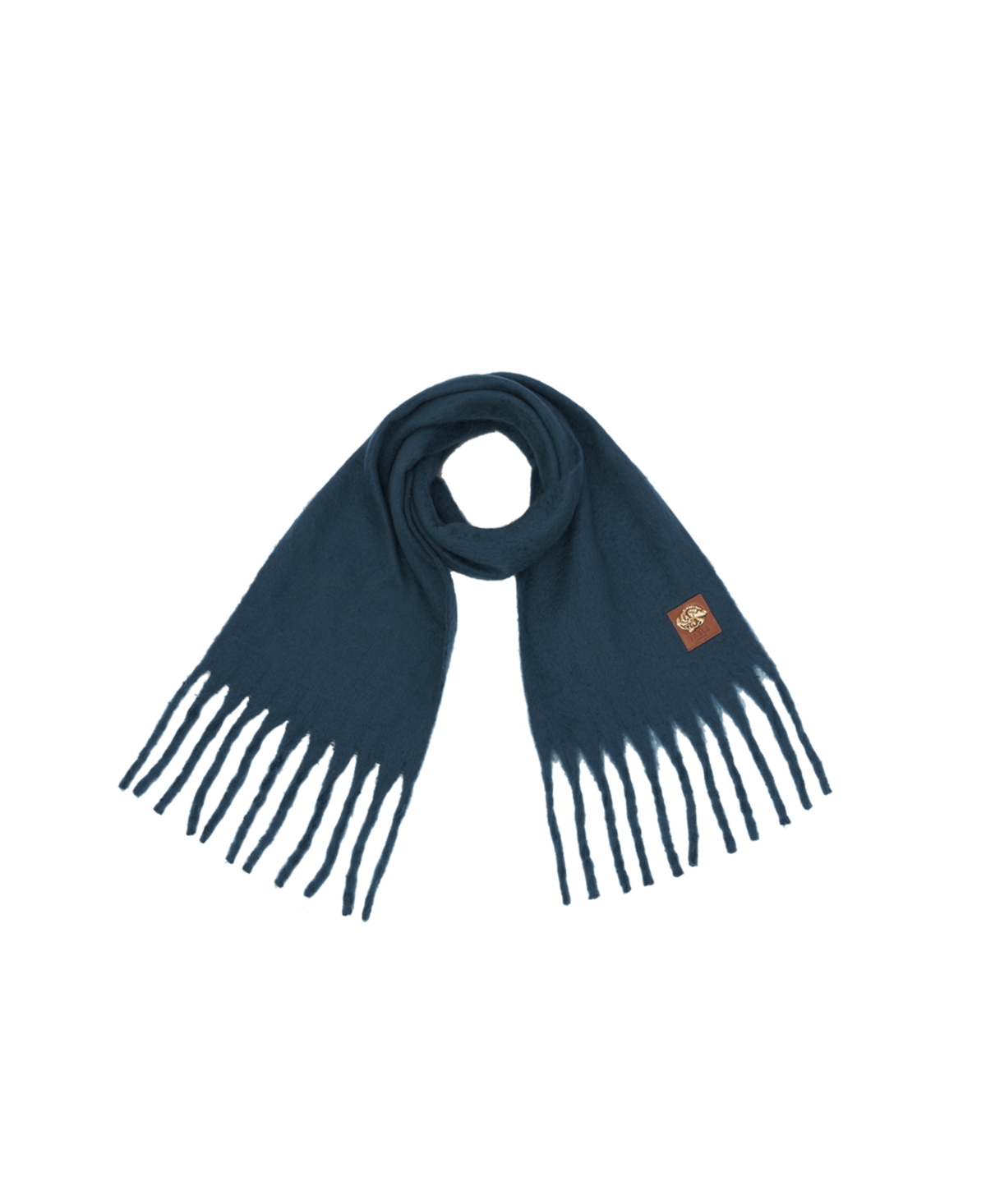 Click here for Fable England Cosy Teal Boucle Scarf - Teal prices