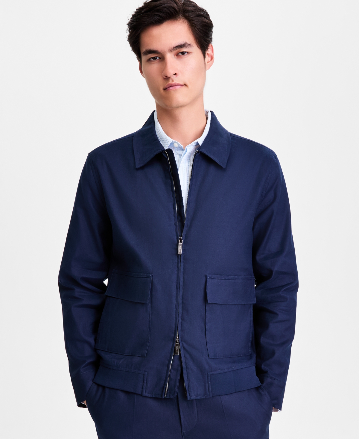 Click here for Alfani Mens Linen-Blend Tech Bomber Jacket  Macys... prices