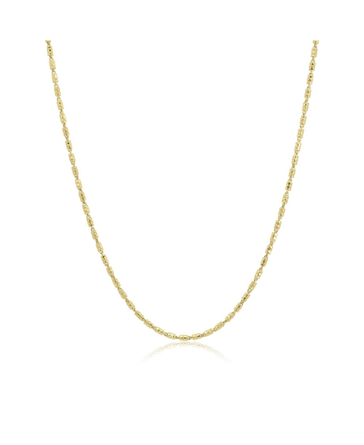 Click here for The Lovery Bullet Bead Chain Necklace 14K Gold-Pla... prices
