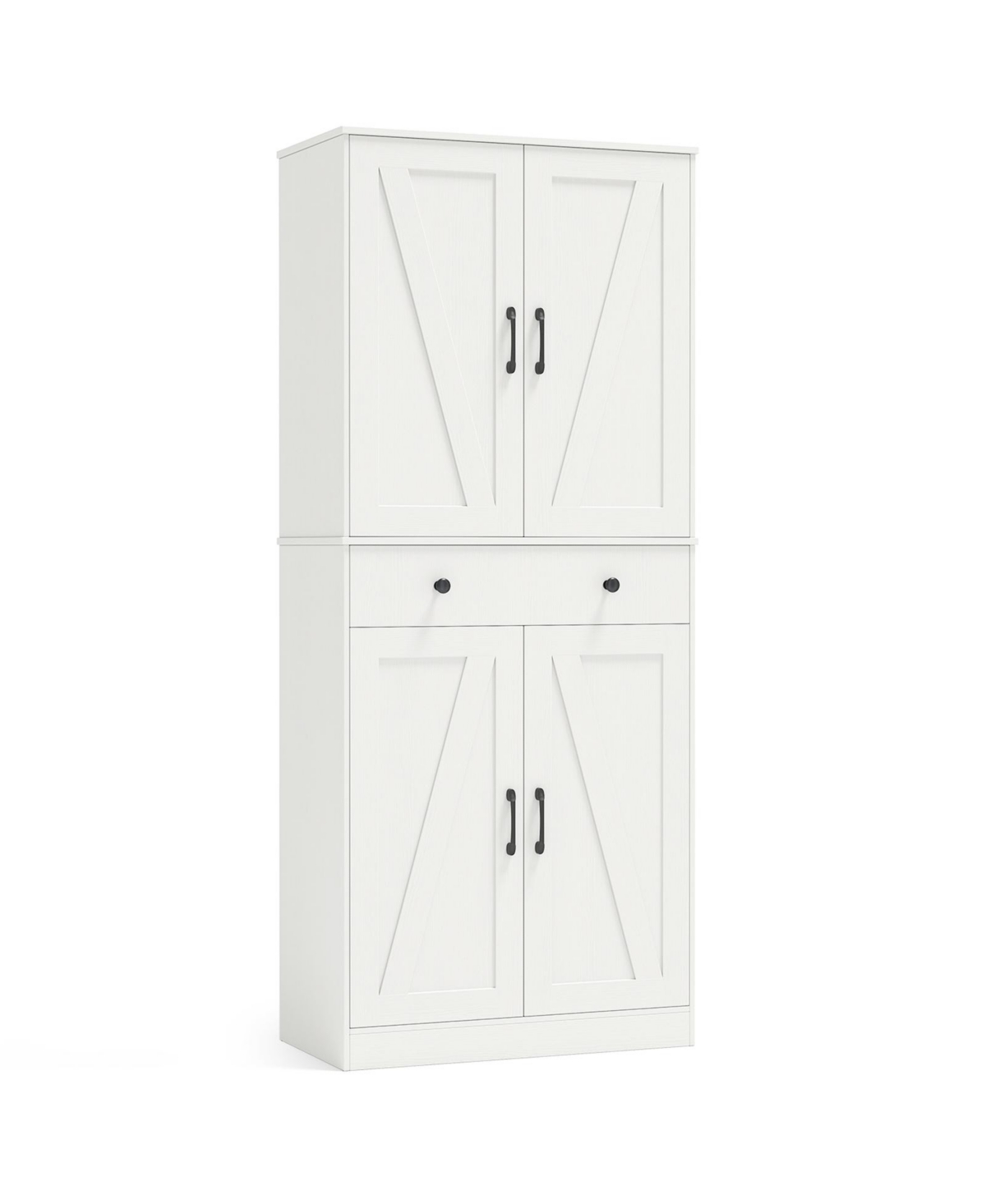 Click here for Sugift Tall Farmhouse Storage Cabinet with Sliding... prices