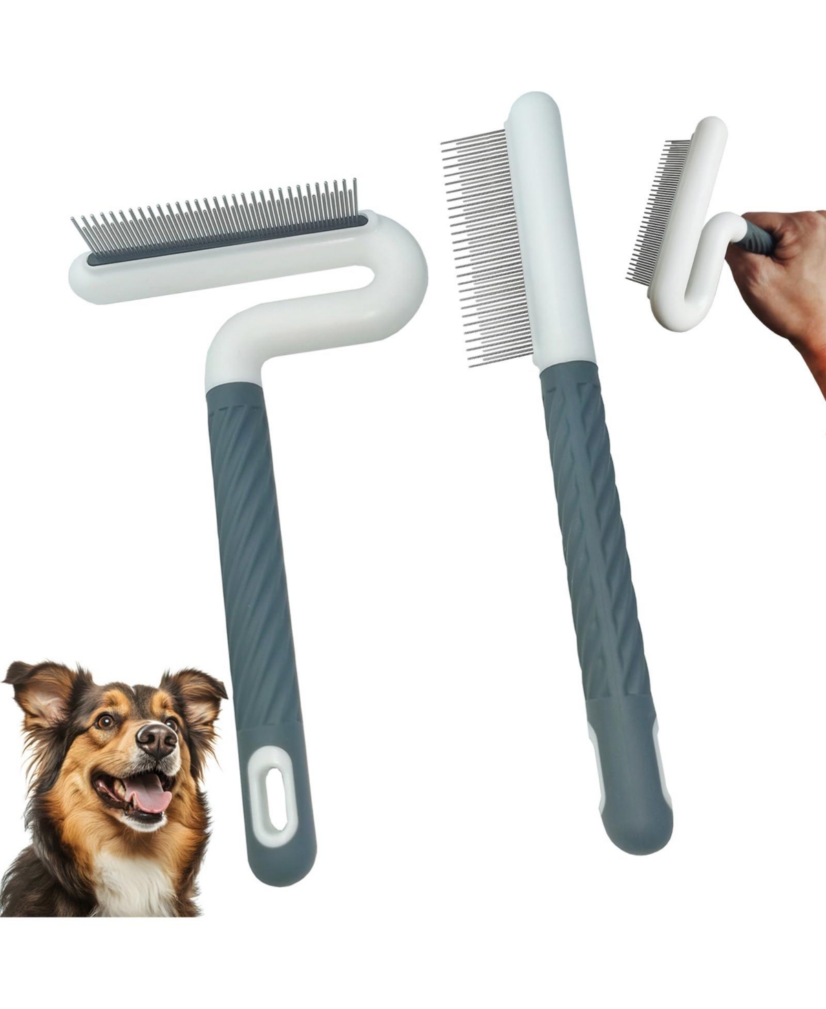 Click here for Aronkl 2 Pet Grooming Combs Long Short Stainless S... prices