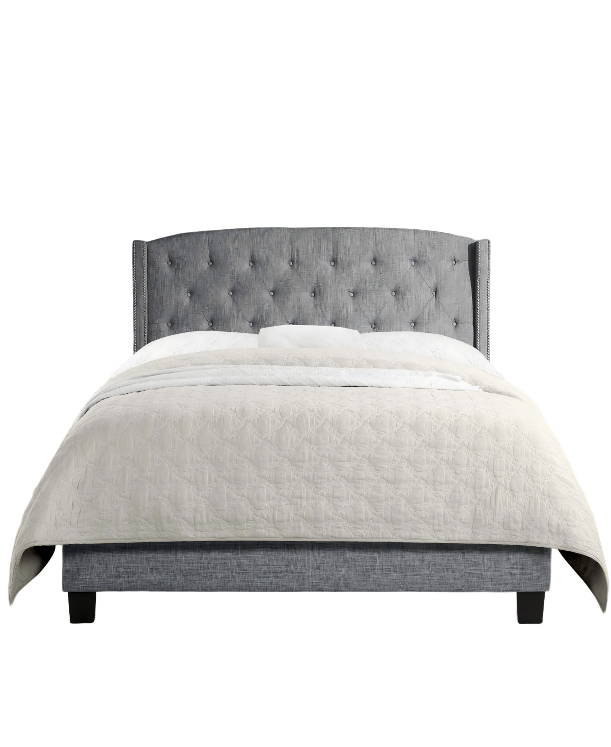 Click here for Boyel Living High Back Upholstered Bed Frame with... prices