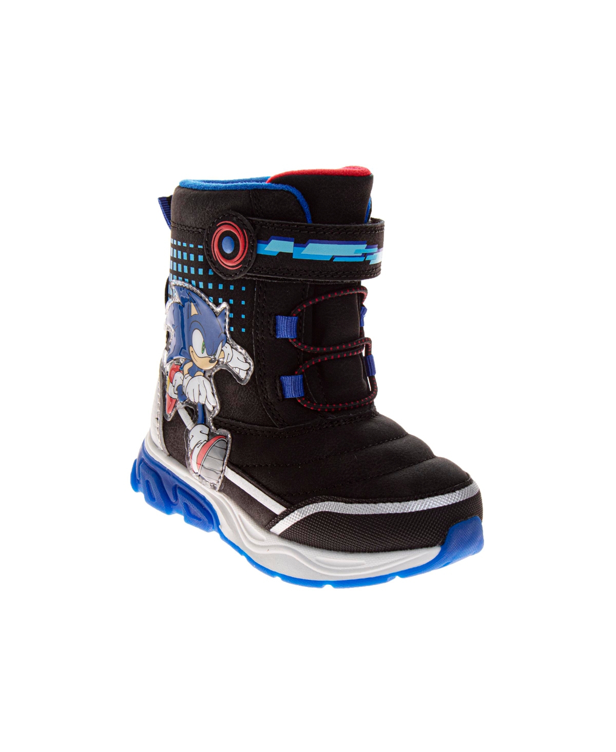 Click here for Sonic The Hedgehog Toddler Snow Boots - Black blue prices