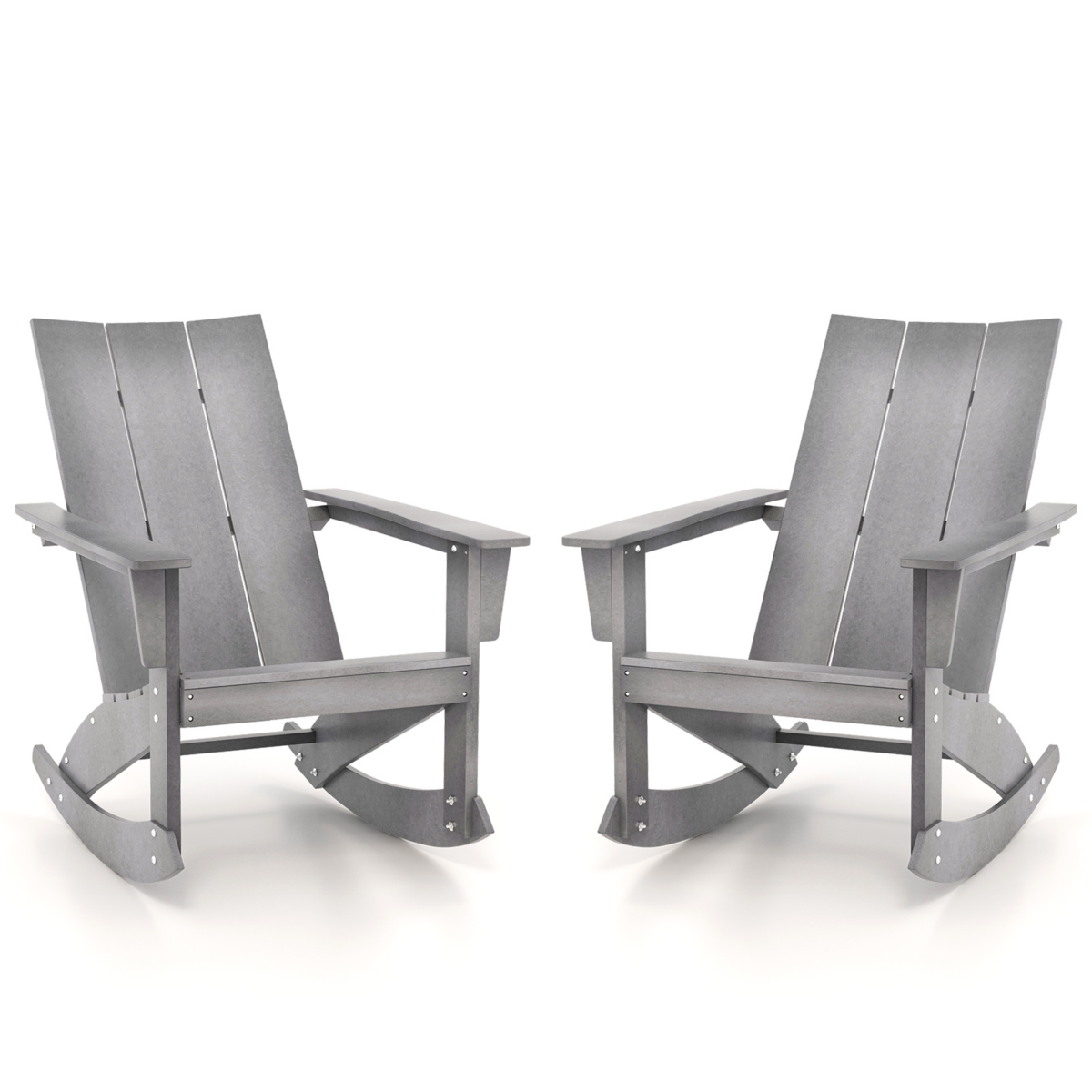 Click here for Gymax Set of 2 Adirondack Rocking Chair All Weathe... prices