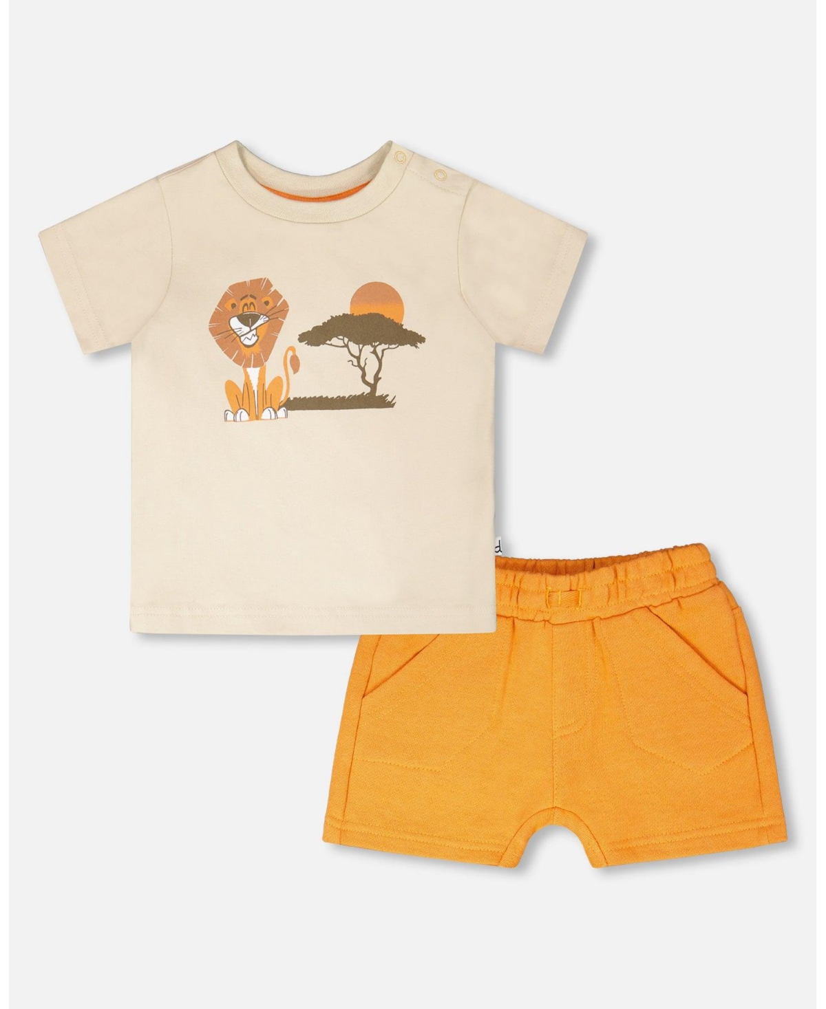 Click here for Deux par Deux Little Boys Cotton T-Shirt and Short... prices