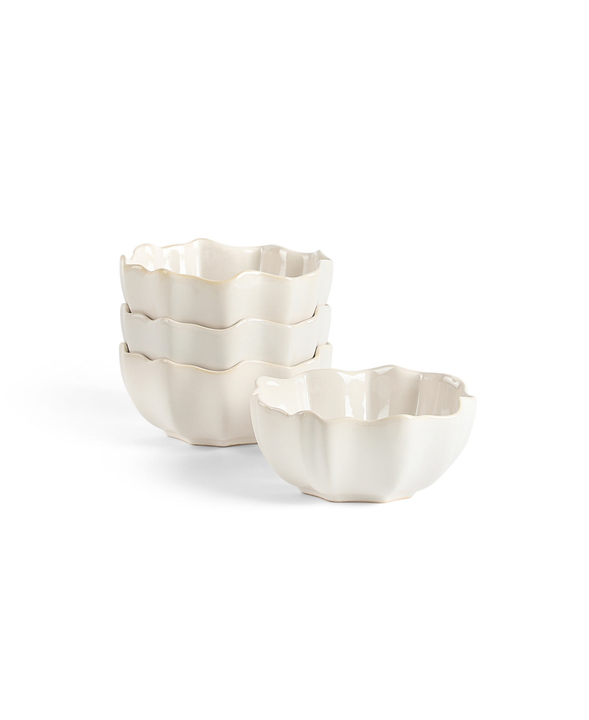 Click here for Marchesa Lotus All-Purpose Bowls  Set of 4 - White prices