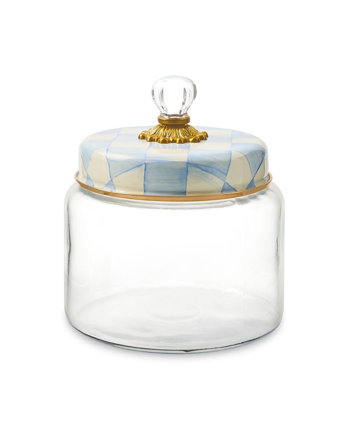 Click here for MacKenzie-Childs Sky Check Medium Kitchen Canister... prices
