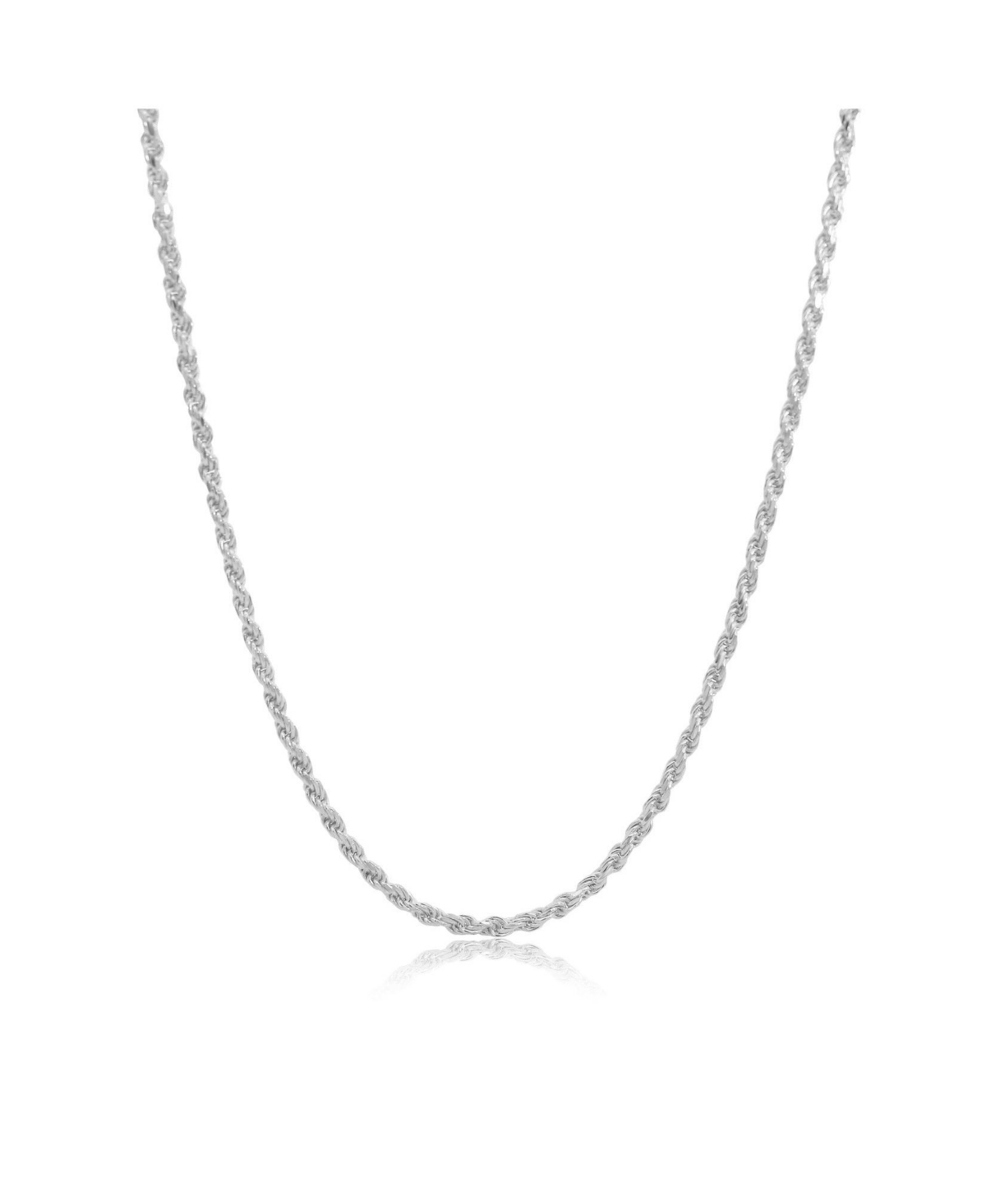 Click here for The Lovery Twisted Rope Chain Necklace Sterling Si... prices