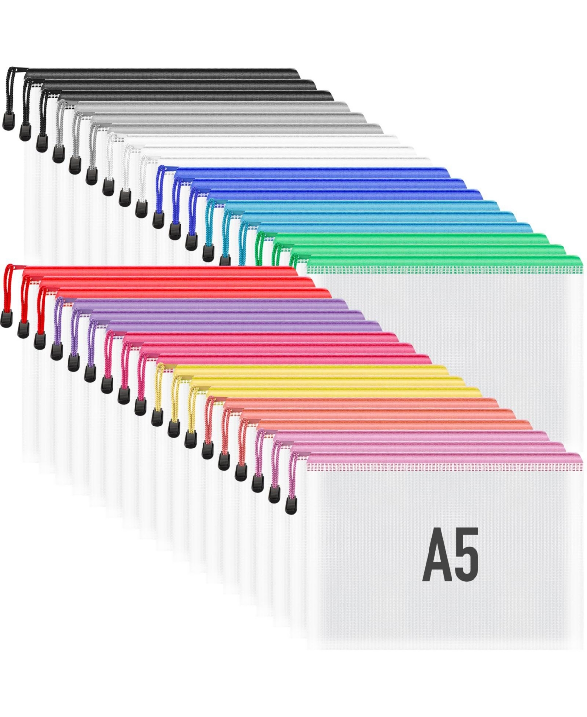 Click here for Gnuadz 36 packs Mesh Zipper Pouch Bags for Office... prices